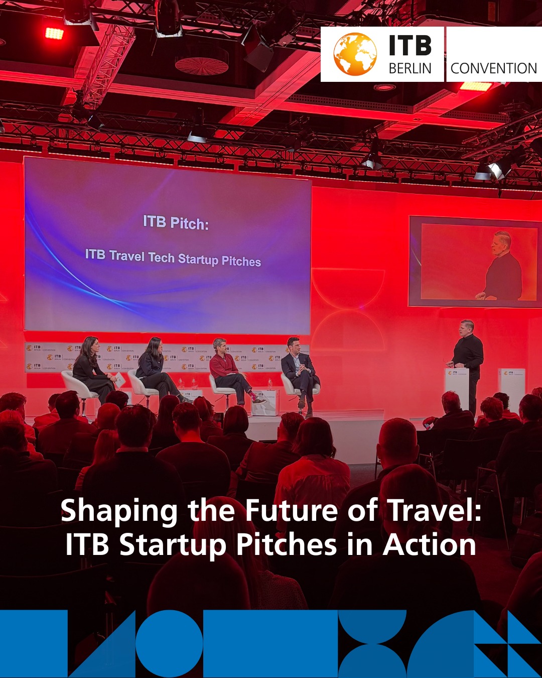 Four innovative startups took the stage at the ITB Travel Tech Startup ...